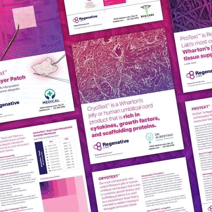 Regenative Labs Compliant Marketing Material